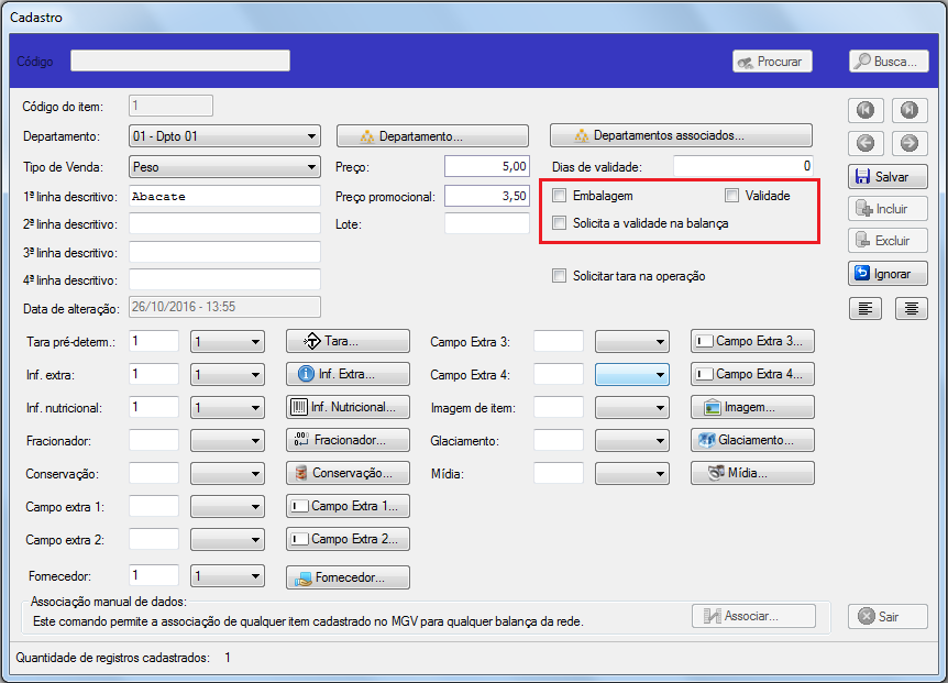 Gestão de Validade dos produtos no MGV7